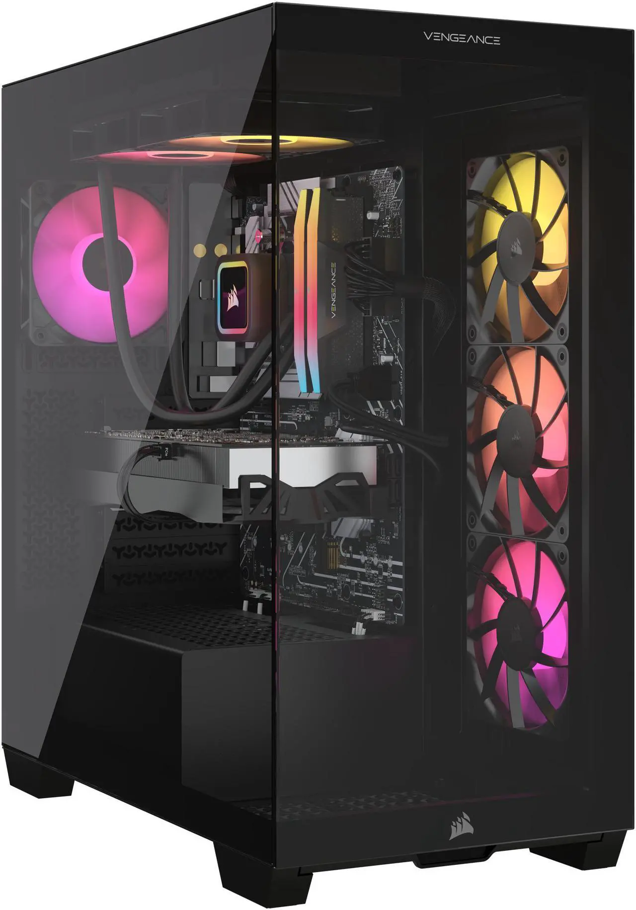 CORSAIR VENGEANCE a7500 Series Gaming PC - Liquid Cooled AMD Ryzen 5 ...
