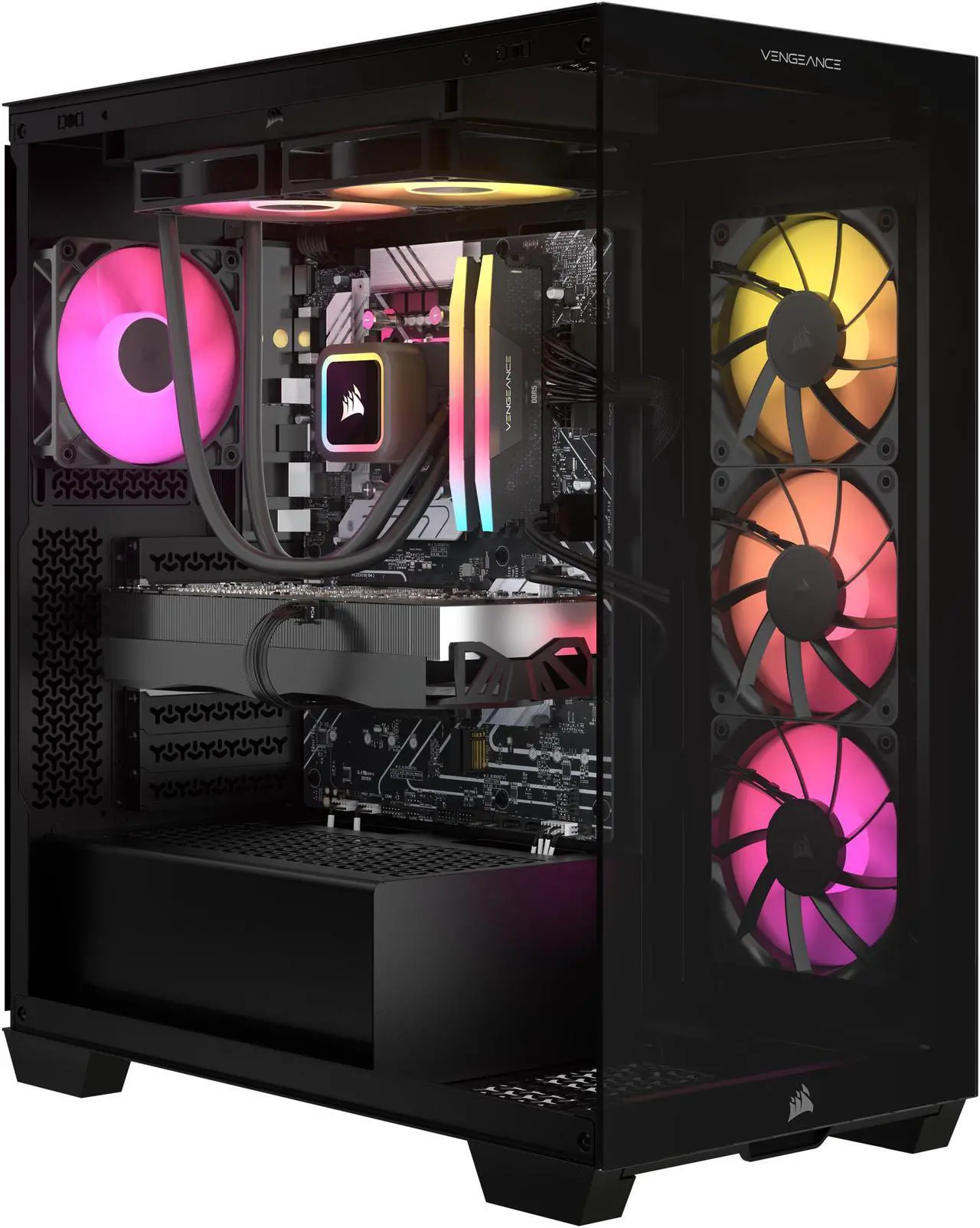 CORSAIR VENGEANCE a7500 Series Gaming PC - Liquid Cooled AMD Ryzen 5 ...