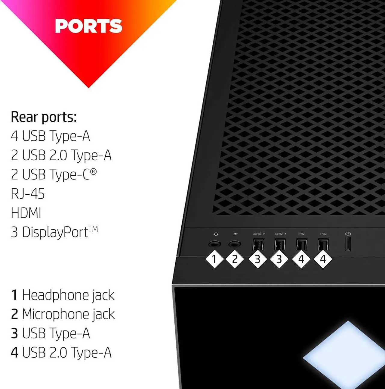 HP Gaming Desktop OMEN GT22-2080 Intel Core i7-14700K 32GB DDR5 1TB ...