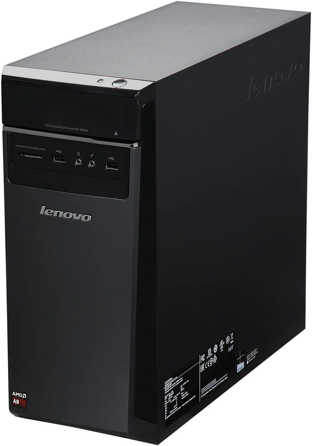 Lenovo Desktop Computer H50-55 AMD A8-8650 8GB DDR3 1TB HDD Windows 10 ...