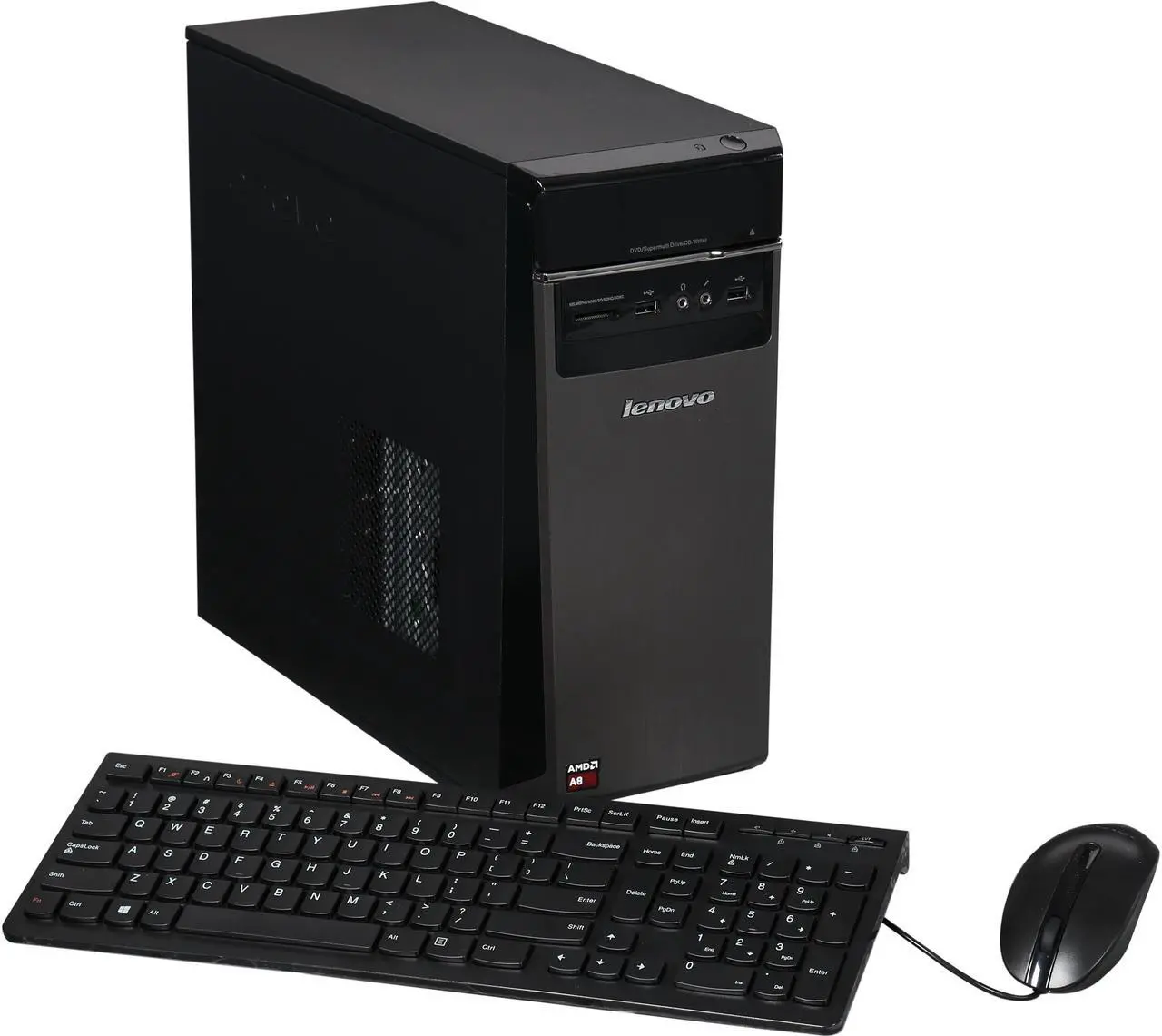 Lenovo Desktop PC H50-55 (90BG0022US) AMD A8-7600 8GB DDR3 1TB HDD ...