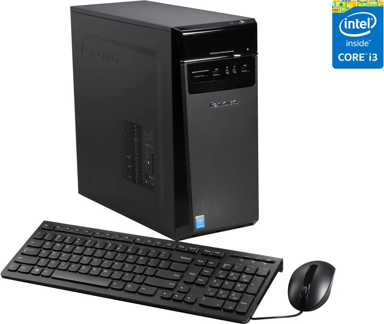 Open Box: Lenovo Desktop Computer H50-50 (90B700ENUS) Intel Core i3 ...