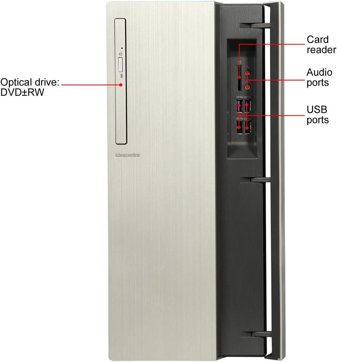 Lenovo Gaming Desktop IdeaCentre 720-18APR 90HY0006US AMD Ryzen 7 2700 ...