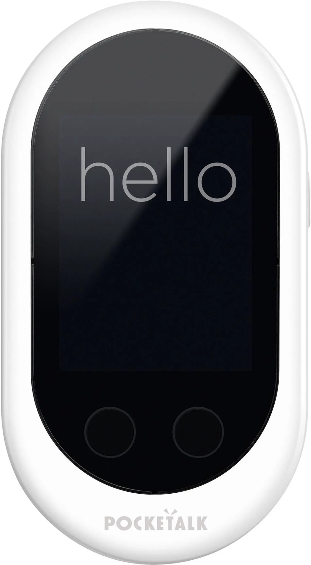 Pocketalk PTESIMW White Two-Way Voice Translator with Built-In Data ...