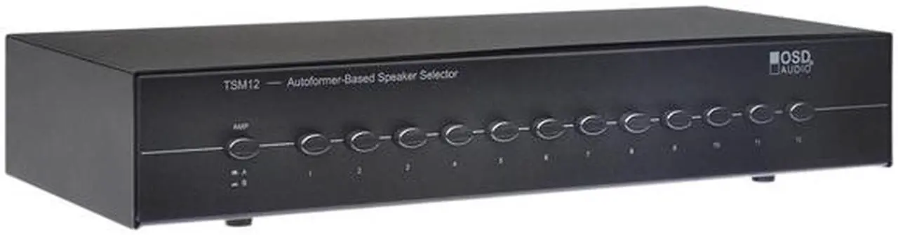 OSD Audio TSM12 Dual Source 12 Zone Speaker Selector with Amplifier Protection - Newegg.com