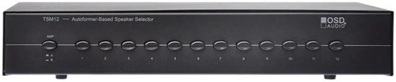 OSD Audio TSM12 Dual Source 12 Zone Speaker Selector with Amplifier Protection - Newegg.com