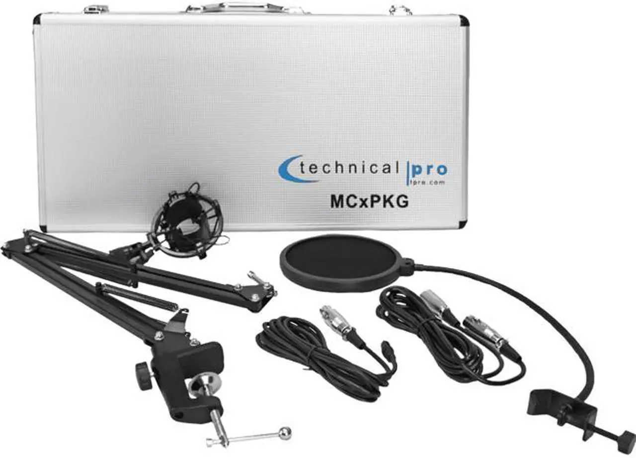 Technical Pro MCXPKG Pro Accessory Microphone Starter Pack (No Mic ...