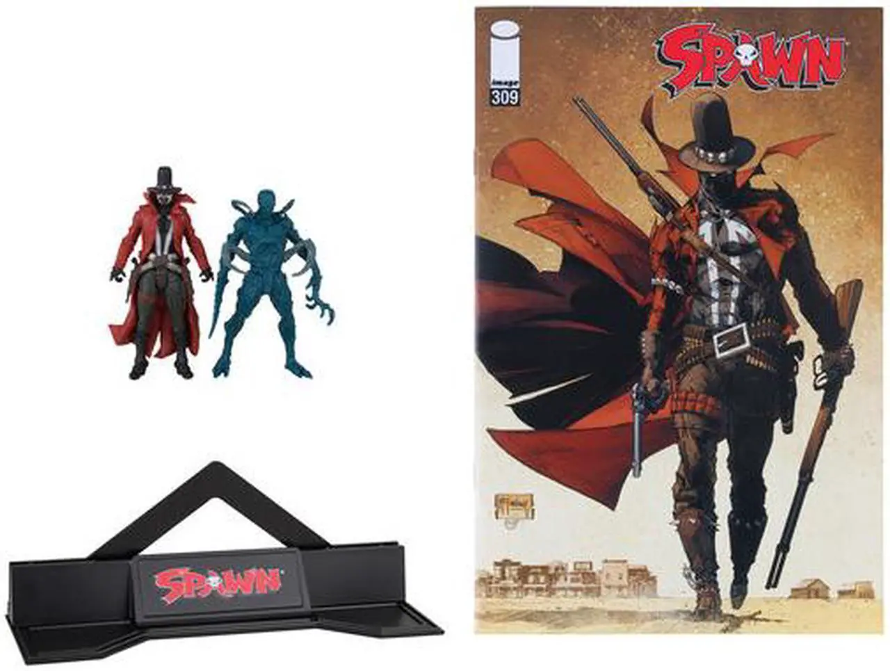 Spawn 3In Figure With Comic 2Pk - Wv1 - Gunslinger - Newegg.com