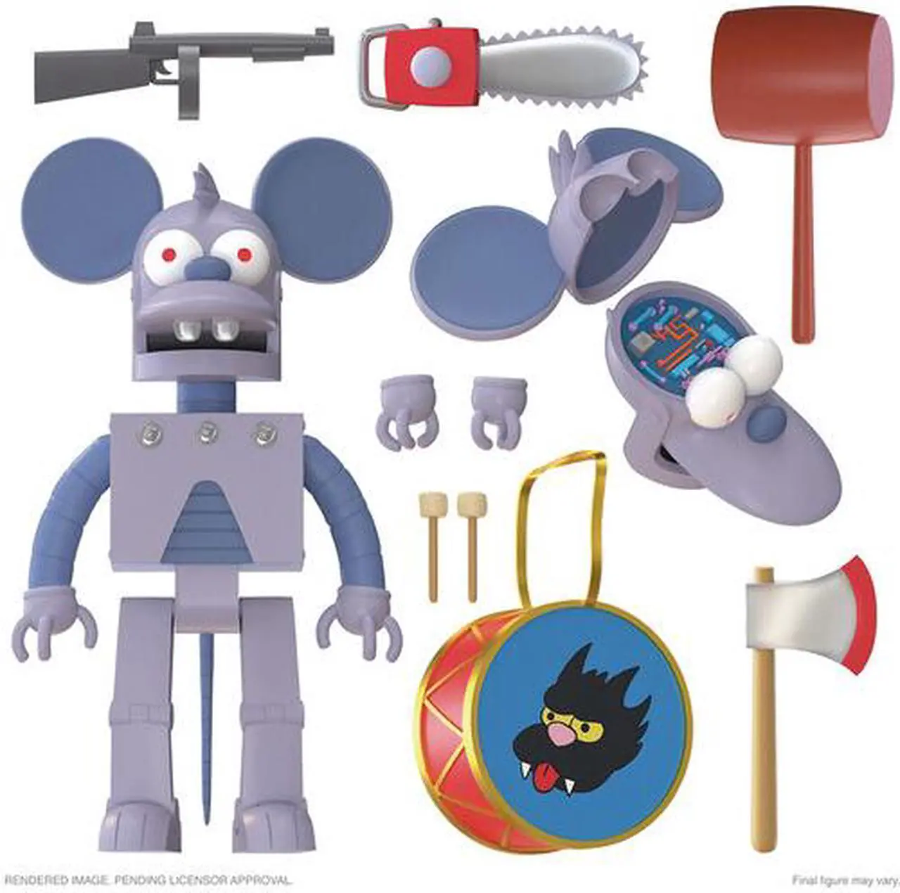 Simpsons Ultimates! Wave 1 - Robot Itchy - Newegg.com