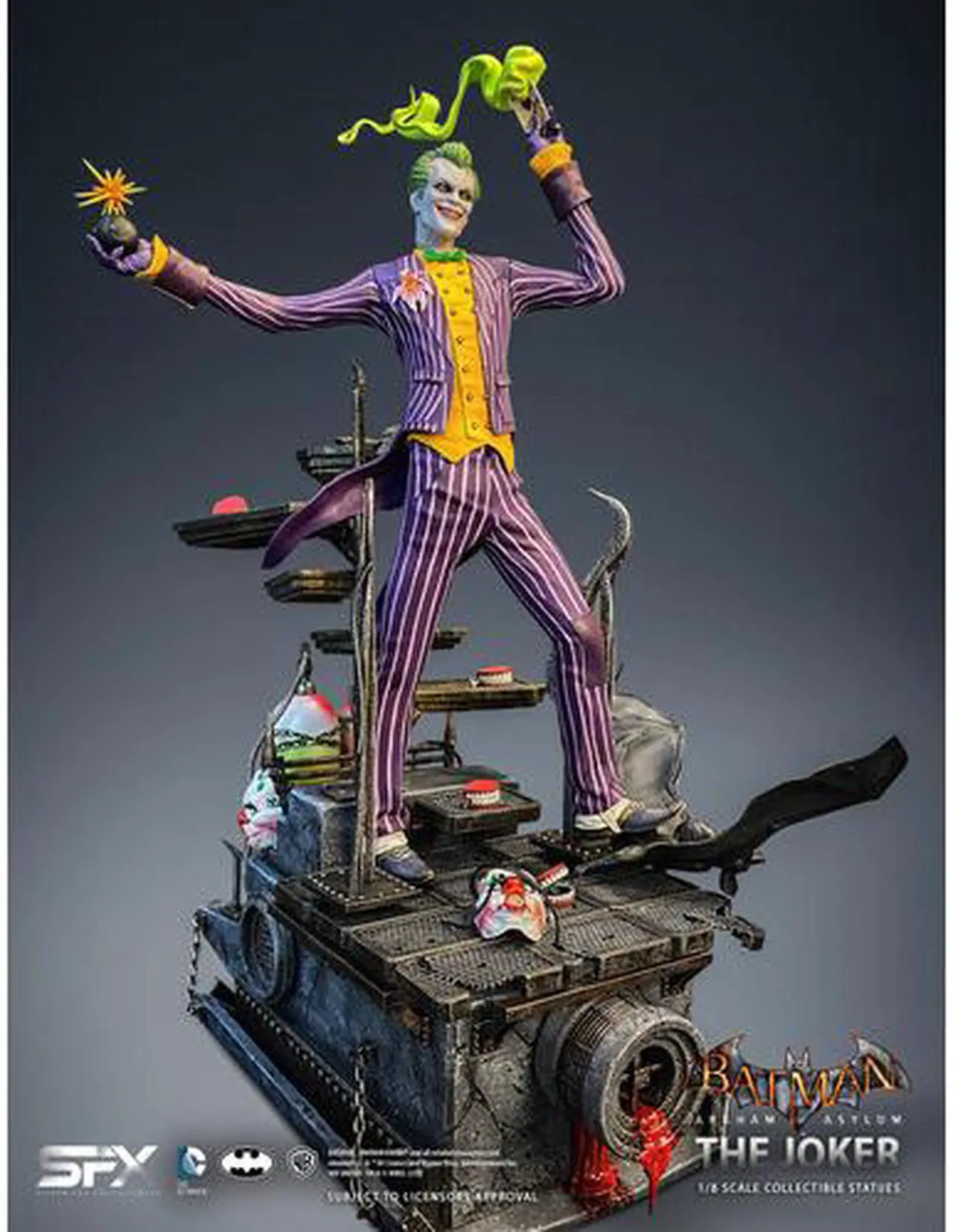 Joker Arkham Asylum 1/8 Scale Statue - Newegg.com