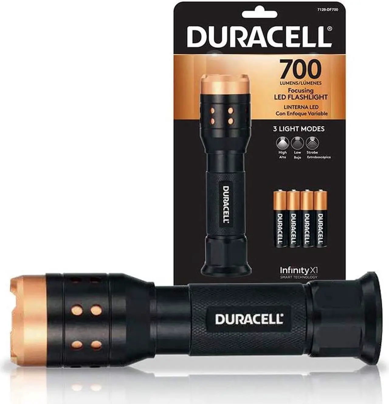 Duracell 7128DF700 Duracell Aluminum Focusing LED Flashlight - Newegg.com