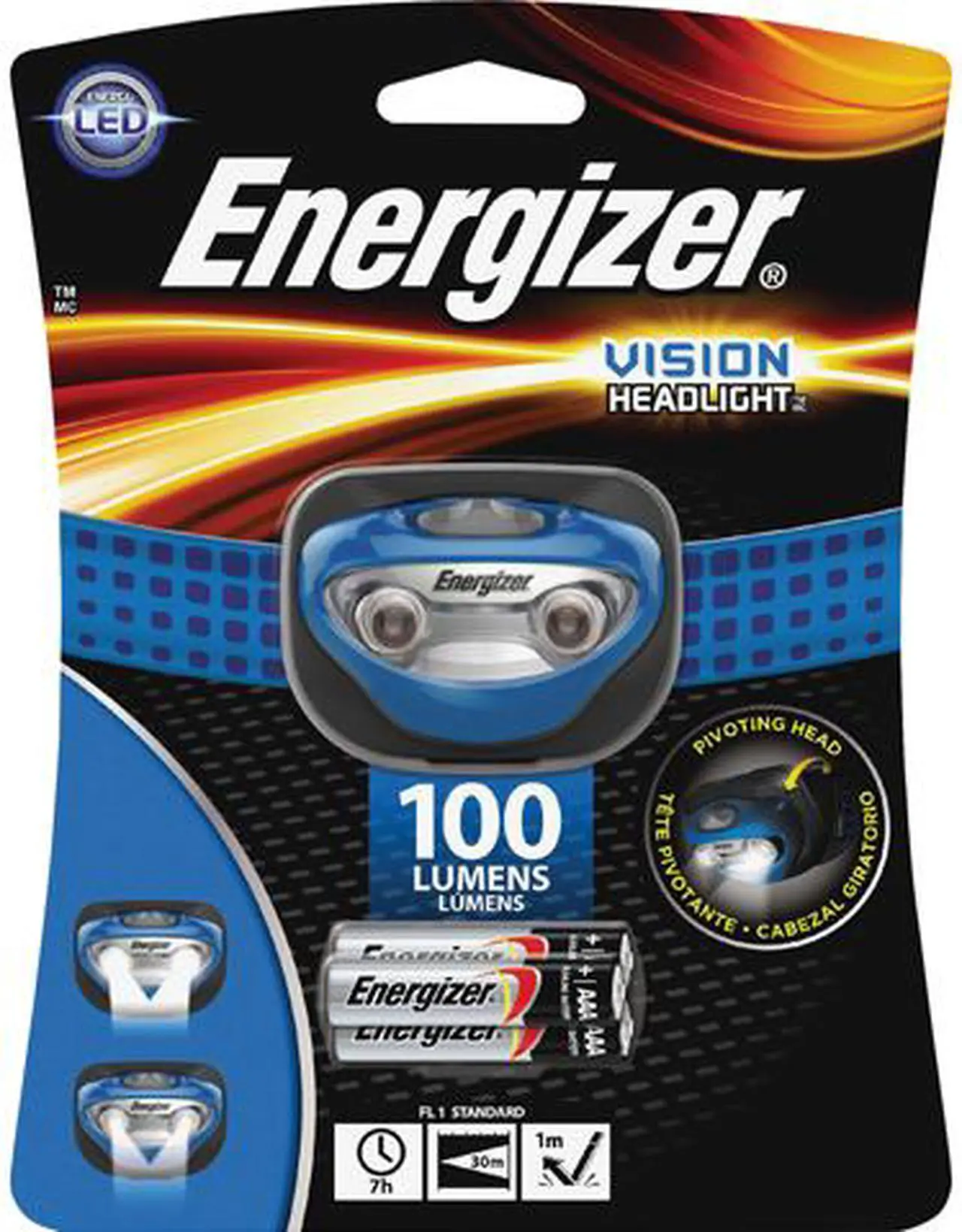 Eveready HDA32ECT Vision Headlight AAA - Blue - Newegg.com