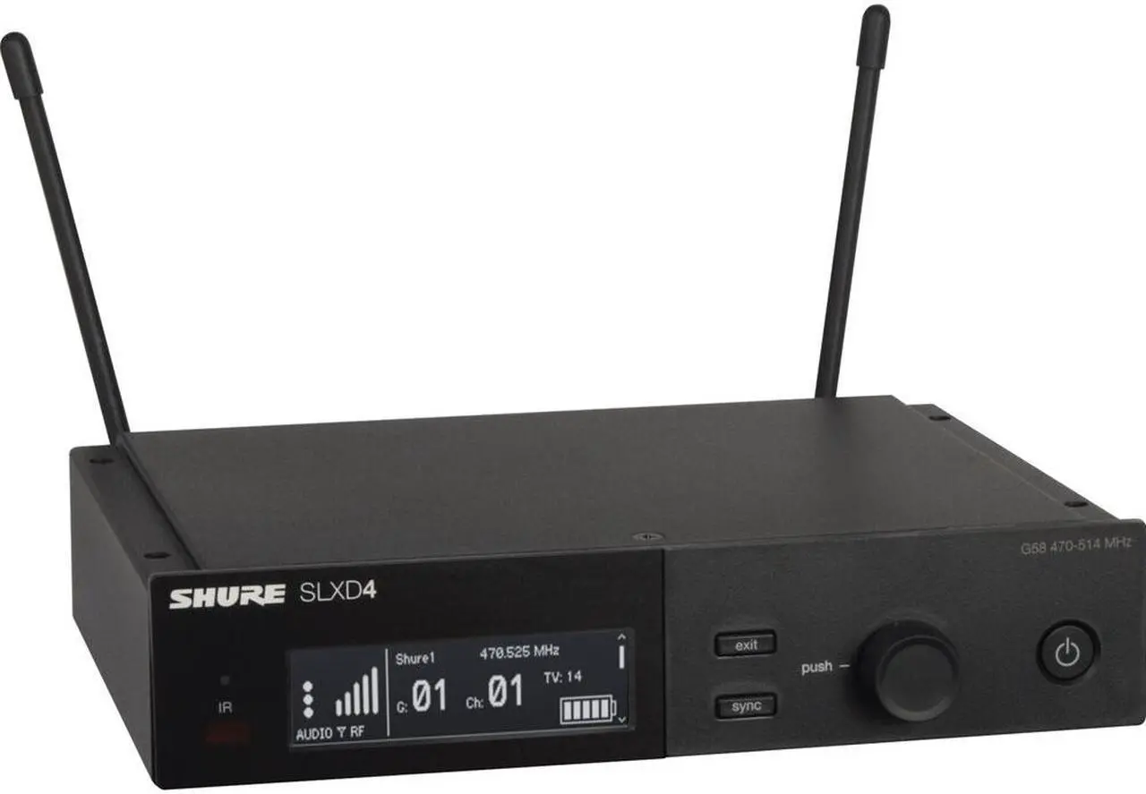 Shure SLXD14/SM35-J52 Wireless System with SLXD1 Bodypack Transmitter ...