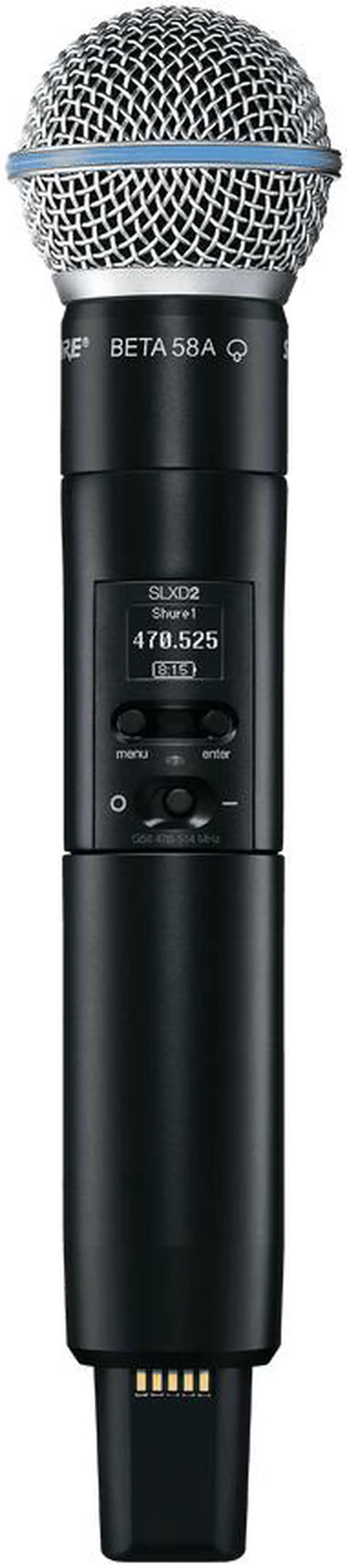 Shure SLXD2/B58=-G58 Handheld Transmitter, Frequency Band Version: G58 - Newegg.com