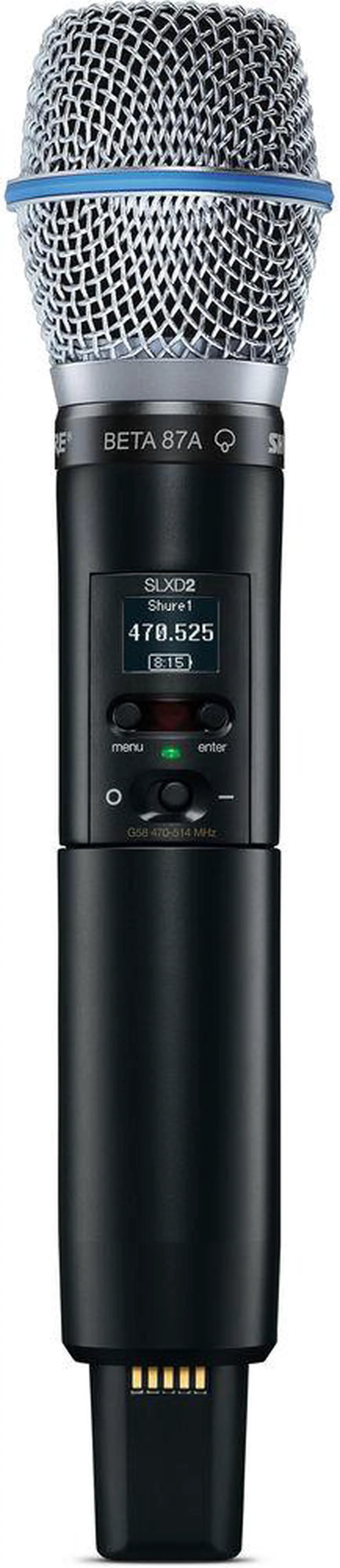 Shure SLXD2/B87A=-G58 Handheld Transmitter, Frequency Band Version: G58 - Newegg.com