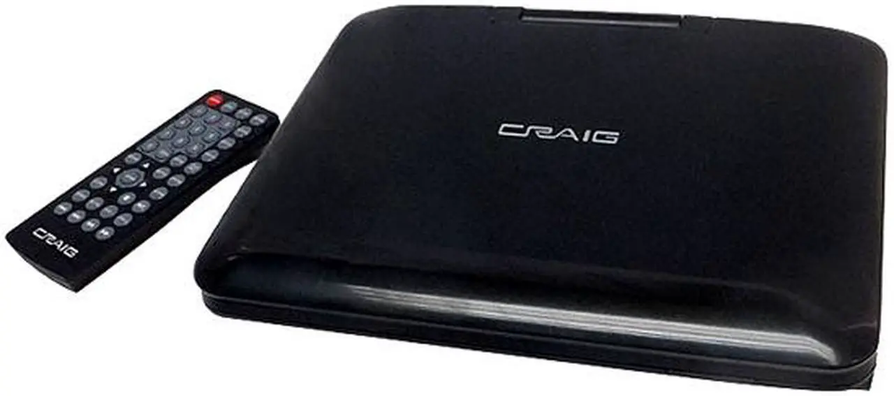 Craig CTFT716-BK 7 Inch TFT Swivel Screen Portable DVD/CD Player with ...