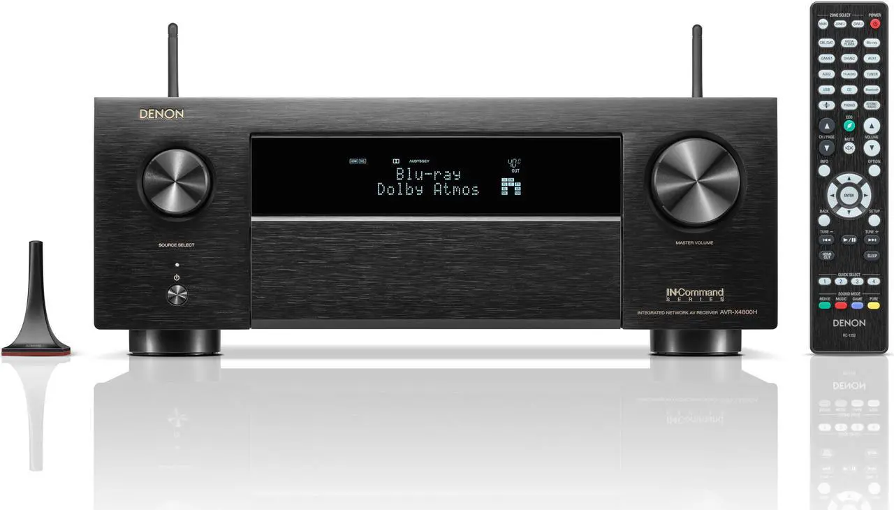Open Box: Denon - AVR-X4800H 125W 9 Ch Bluetooth Capable HDR Compatible ...