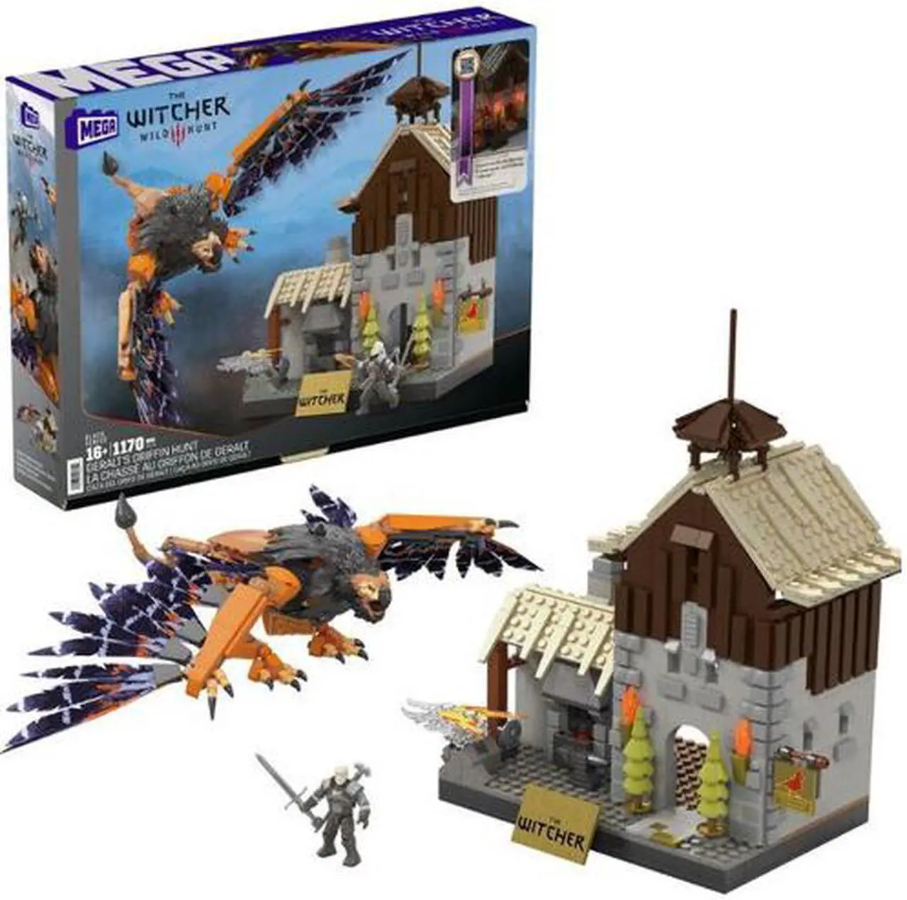 Mega Witcher Geralts Griffin Hunt - Newegg.com