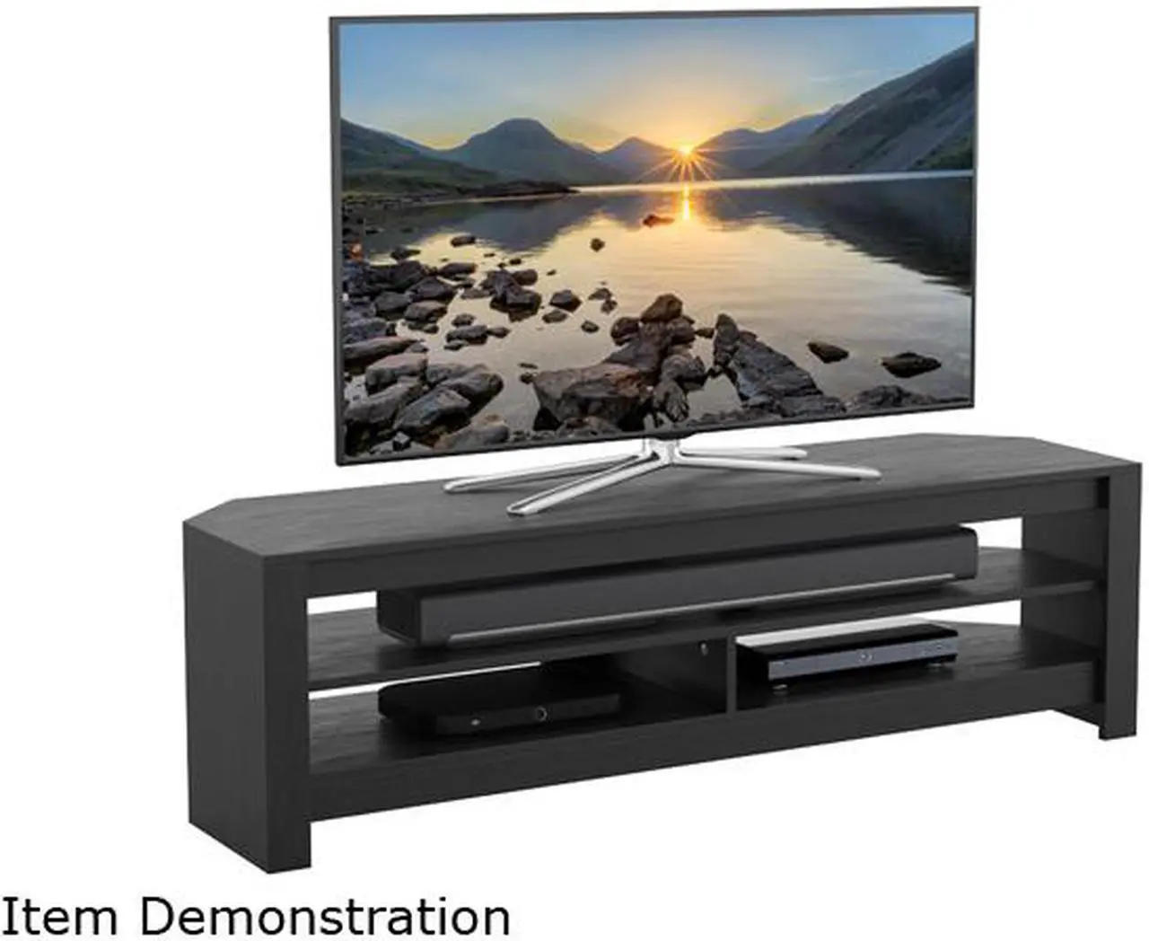 AVF CA140BO-A Up to 65" Black Oak Effect Calibre 55 inch TV Stand ...