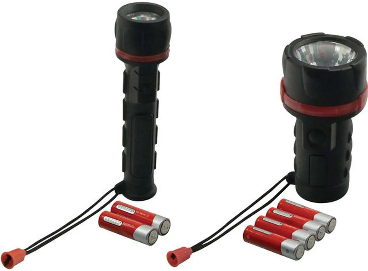 Sentry LTB2P Grip-Tite Flashlight, Two-Pack - Newegg.com