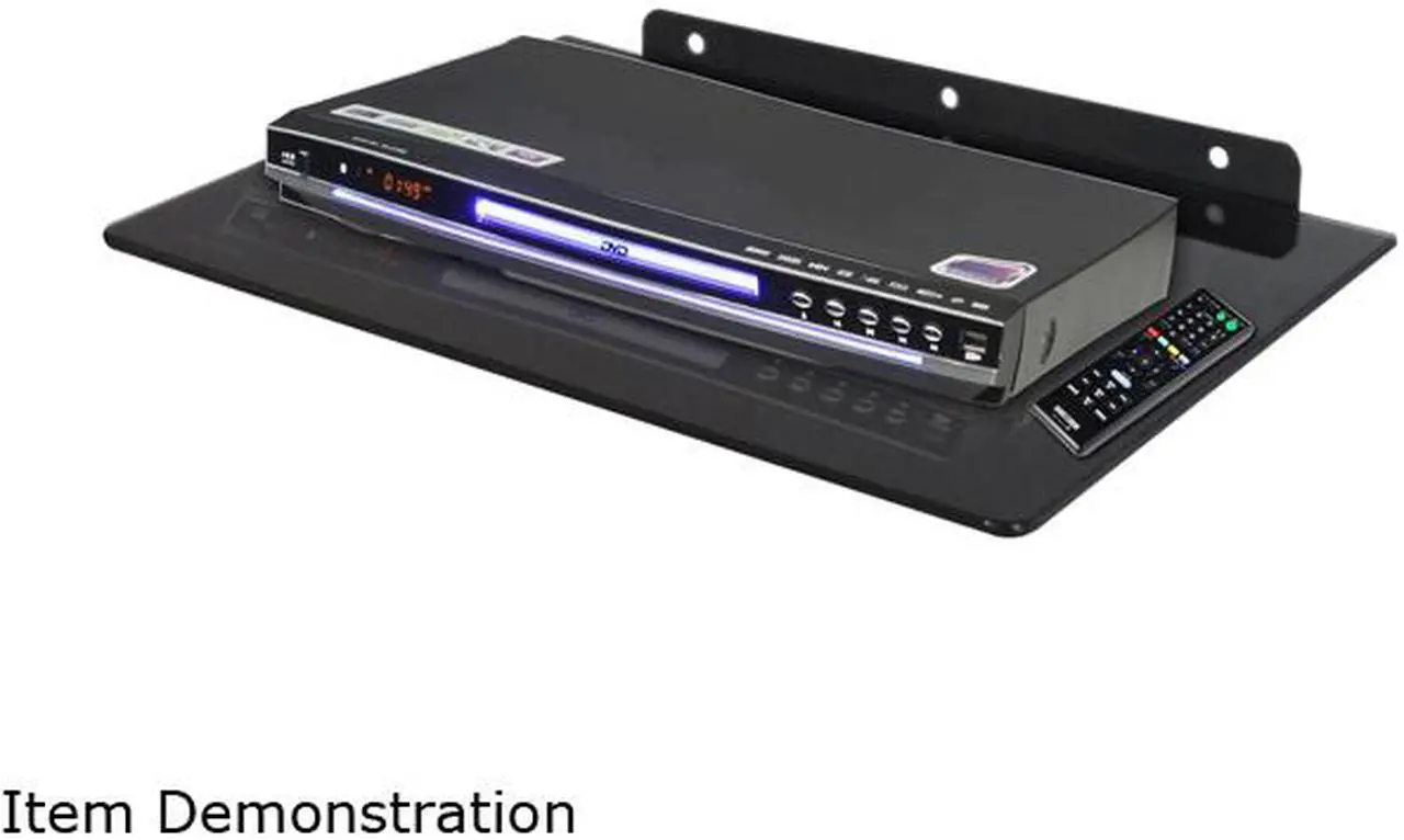 Inland 05340 Media Component Wall Mount Glass Stand - Newegg.com