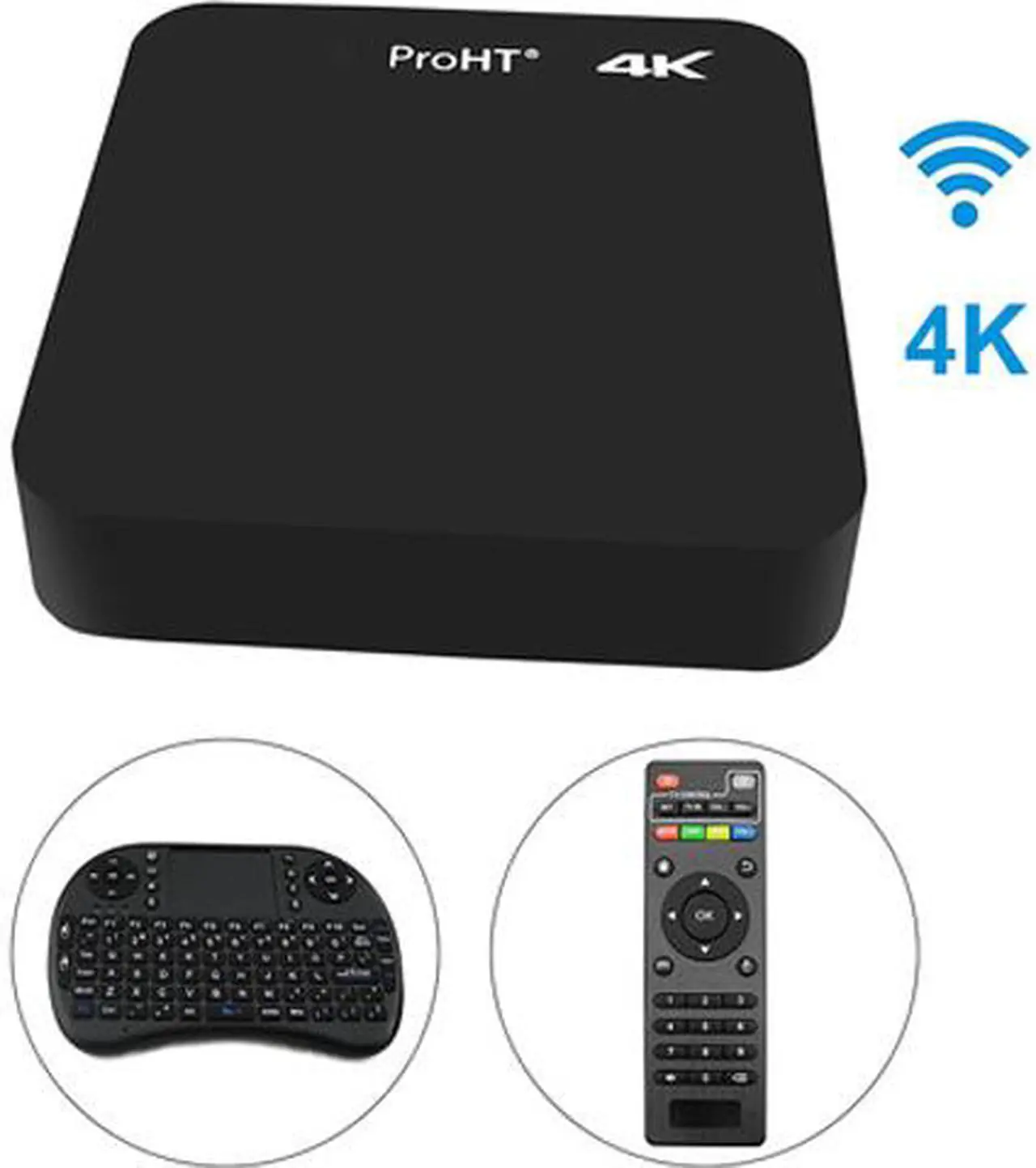 INLAND 88159 ProHT Andoid 4K TV Box with keyboard - Newegg.com