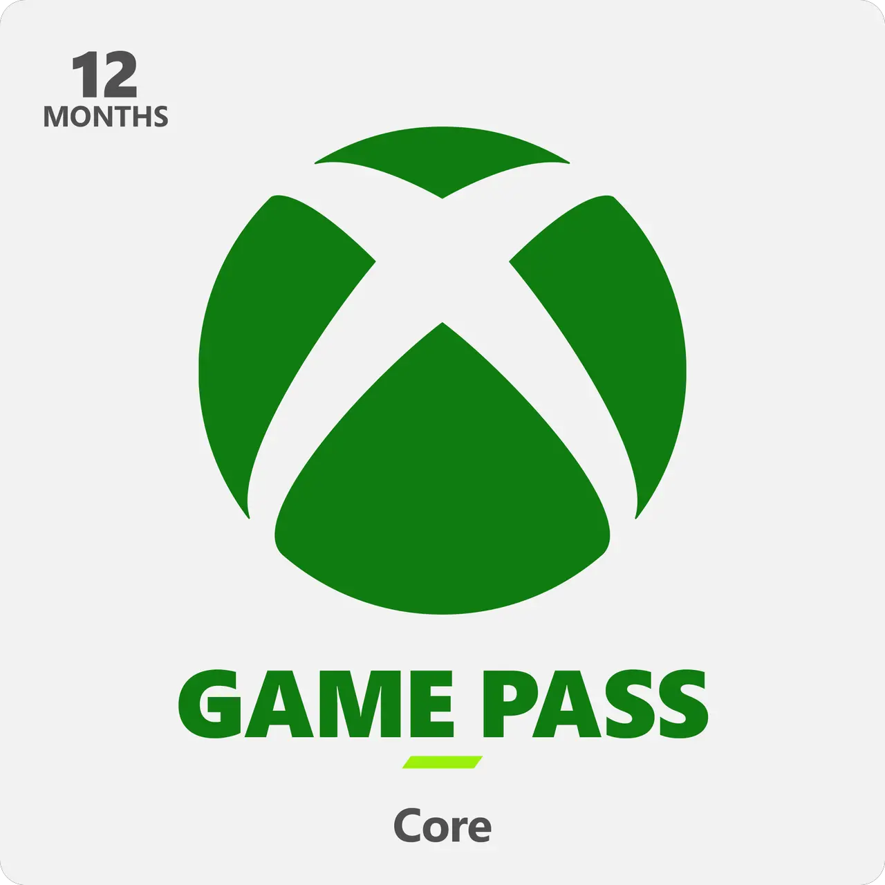Xbox 12 Month Game Pass Core - US Registered Account Only (Email ...