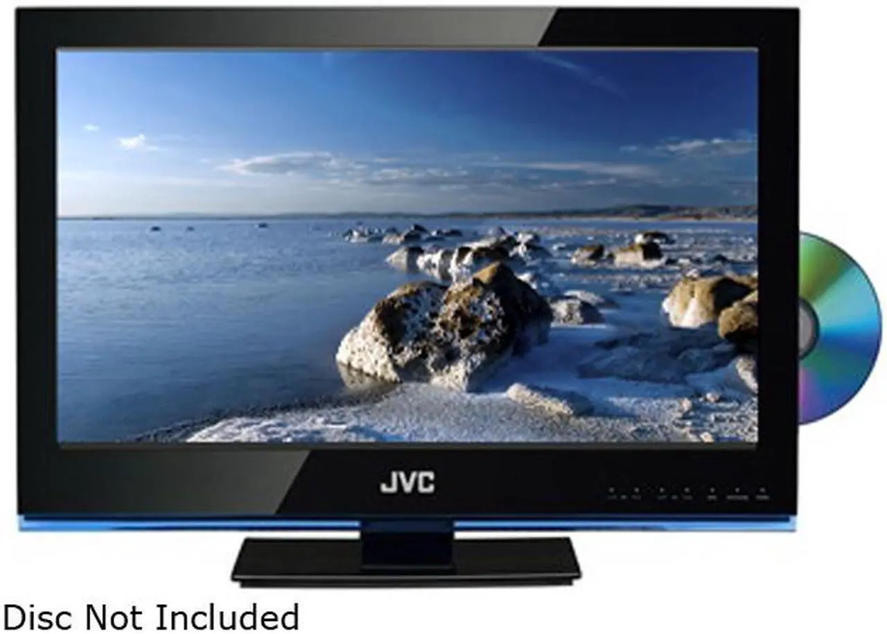 JVC LT-19D610 19" Black Combo TV - Newegg.com