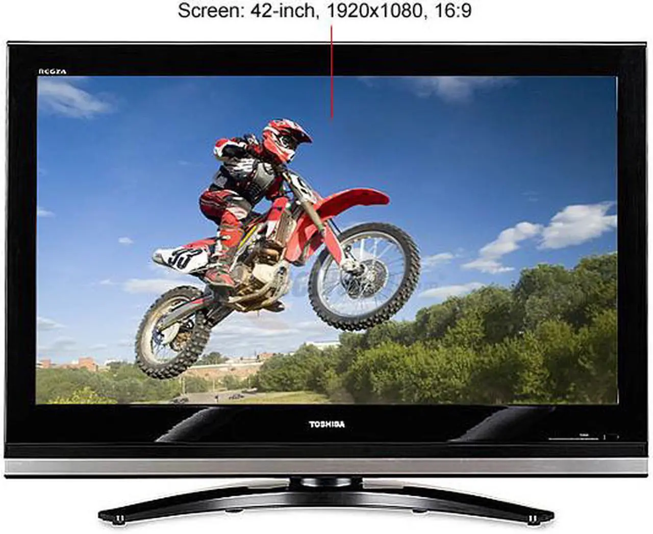 TOSHIBA REGZA 42" 1080p Full HD LCDTV w/ Cinespeed & ColorBurst ...