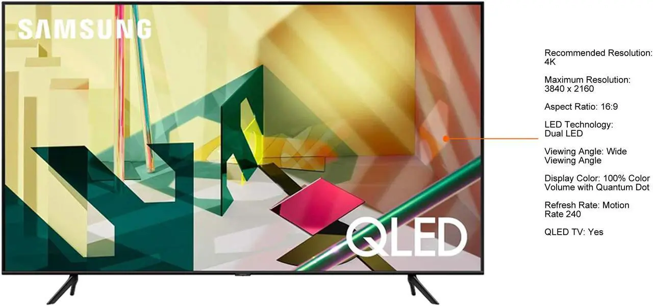 Refurbished: Samsung QLED Q70 Series 75" 4K Motion Rate 240 Smart LED ...