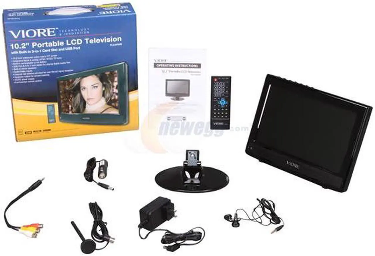 Viore 10.2" Portable LCD TV PLC10V49 - Newegg.com