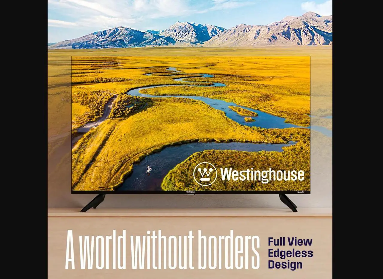 Westinghouse 43" Edgeless 4K UHD Roku TV (WR43EX4300, 2024) - Newegg.com