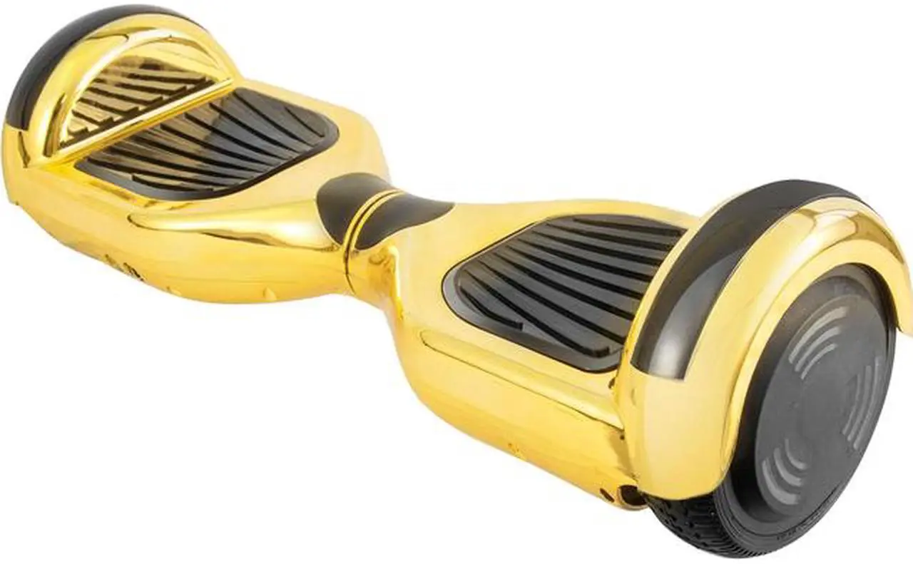 AOB Gold Chrome Hoverboard with Bluetooth Speakers - Newegg.com