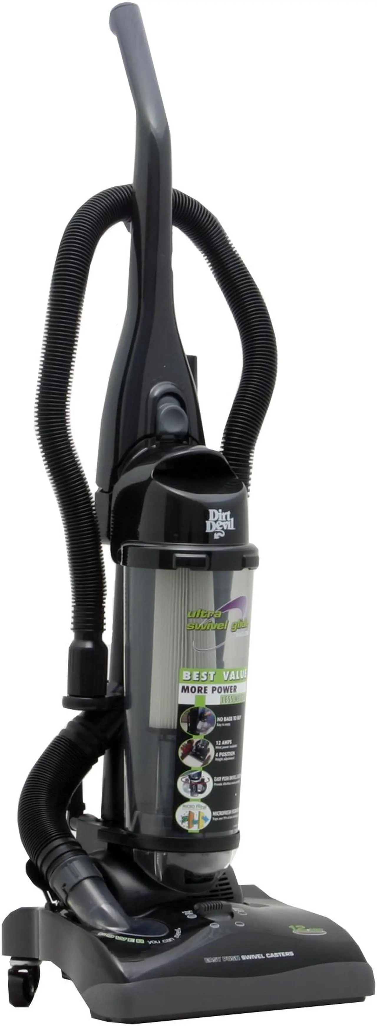 Dirt Devil M085805 Ultra Swivel Glide Bagless Vacuum Black - Newegg.com