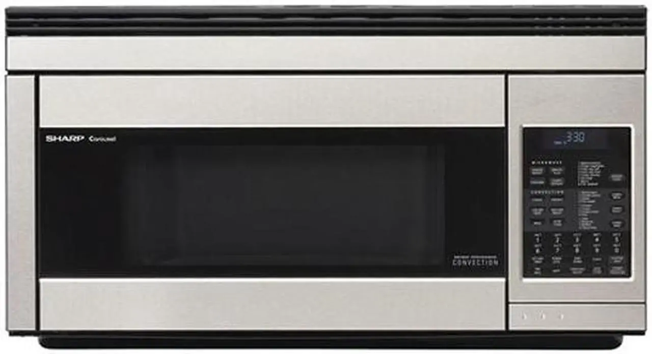 Sharp 1.1 cu. ft. 850W Over-The-Range Convection Microwave R-1874 ...