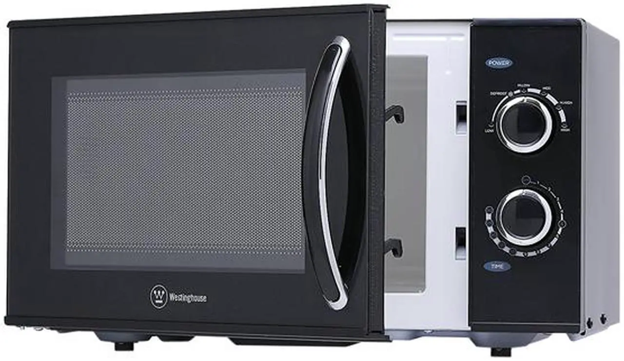 WESTINGHOUSE 900-Watt Counter Top Rotary Microwave Oven, 0.9 Cubic Feet ...