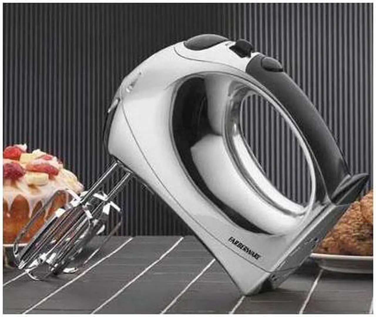 FARBERWARE FPHM600 Chrome Plated Hand Mixer Silver - Newegg.com