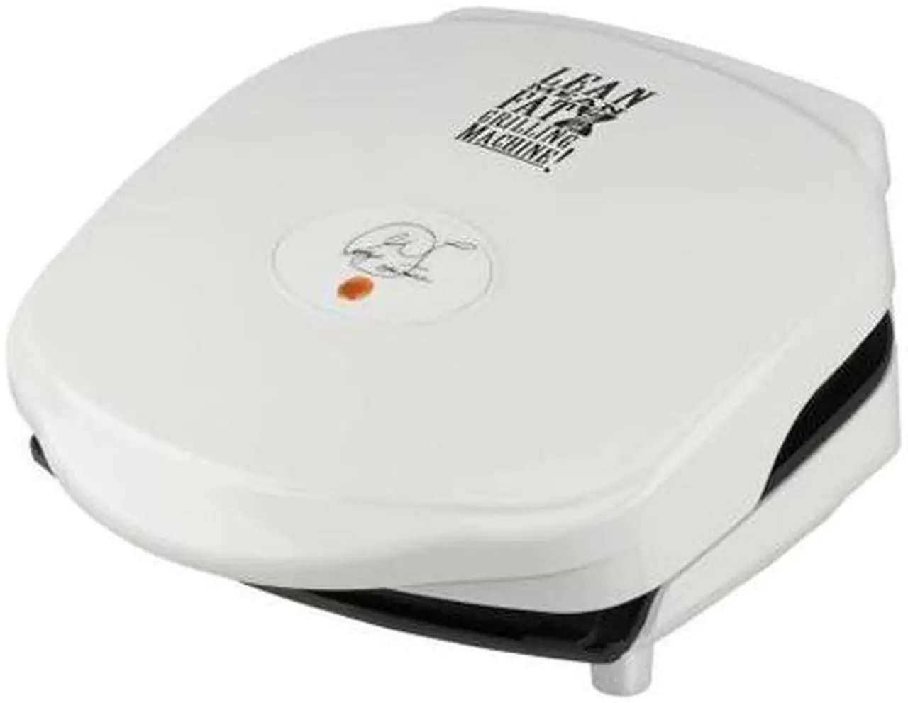 George Foreman GR10WSP1 White Champ Grill with included Grill Sponge ...