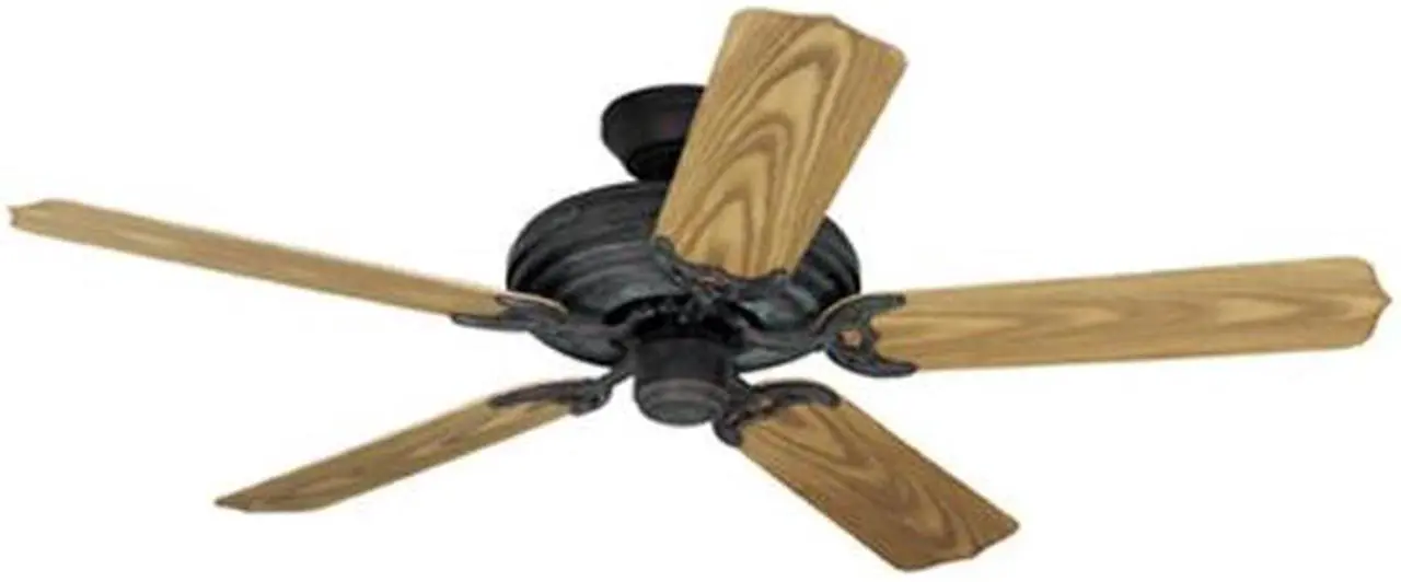 Hunter 23562 52" Weathered Brick with 5 Oak Molded Plastic Blades ...