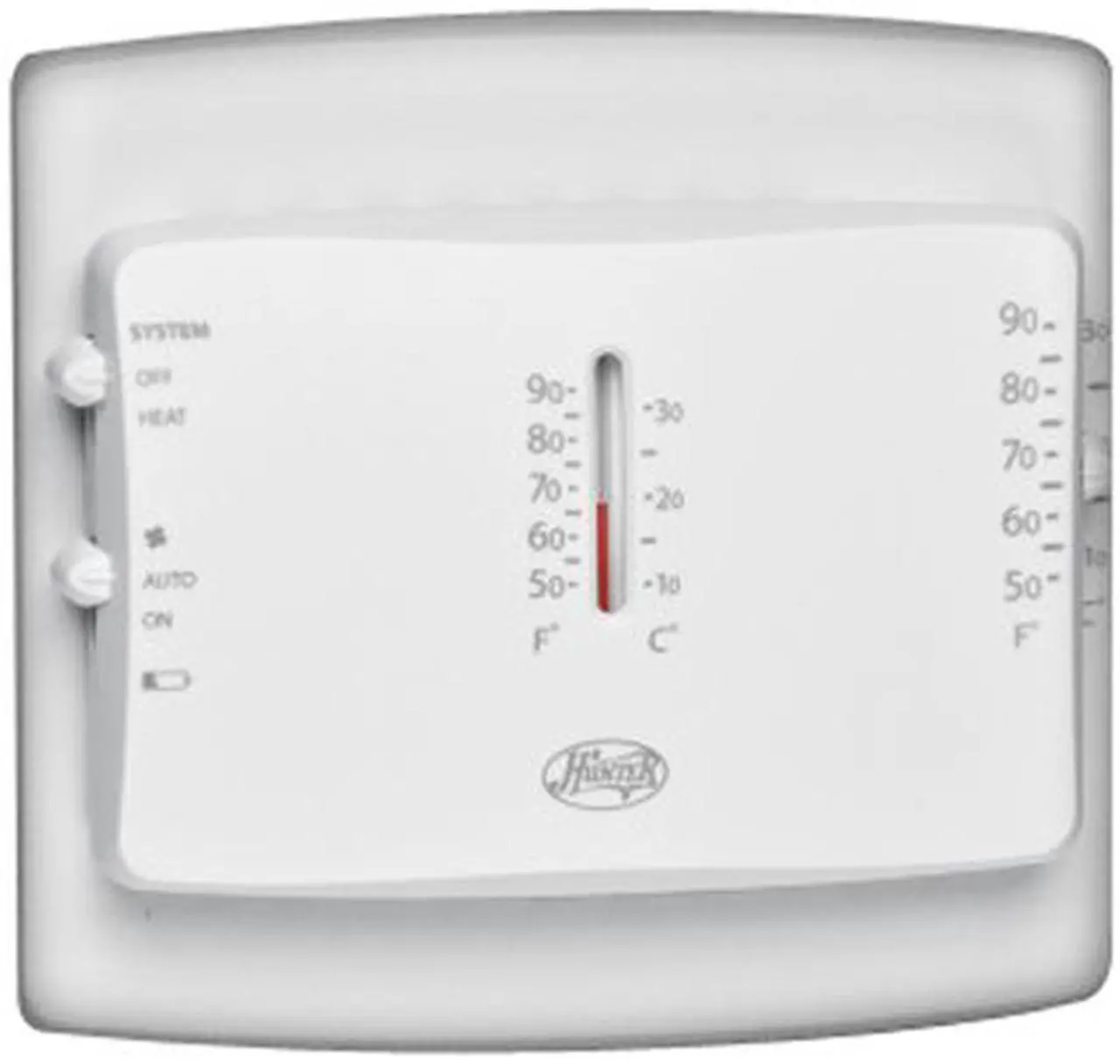 Hunter 40120 Mechanical Thermostat - Heat Only - Newegg.com