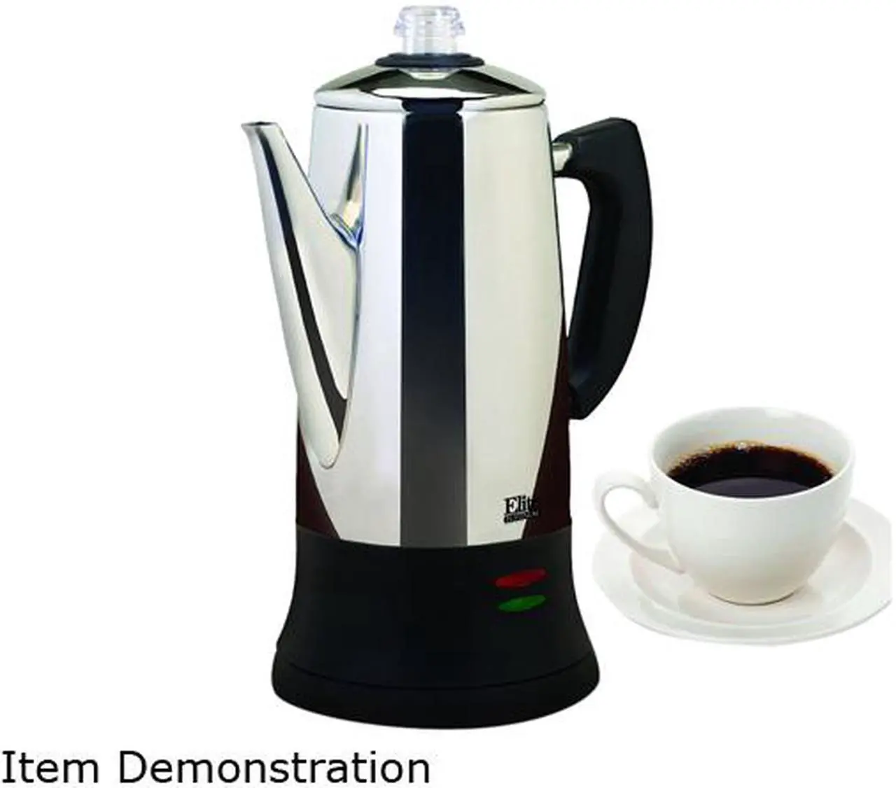 Maxi-Matic EC-120 Stainless steel 12 Cup Automatic Tea & Coffee ...