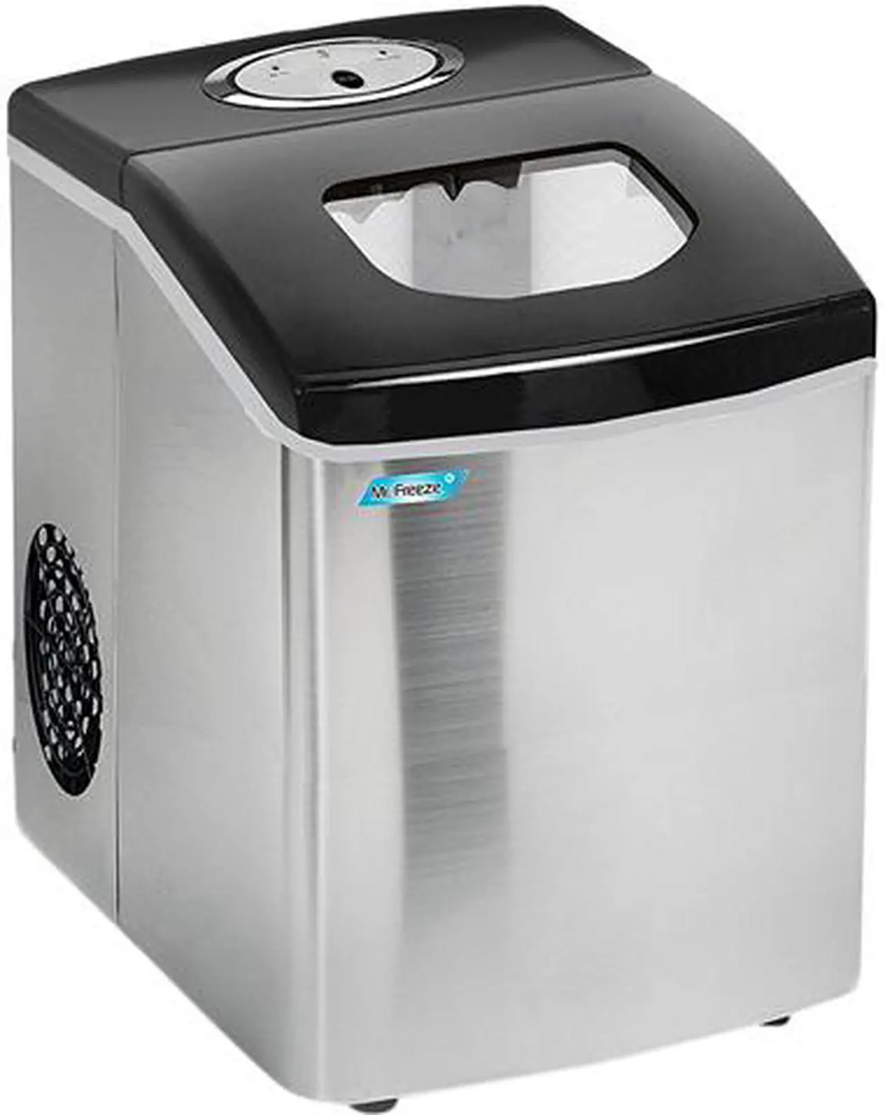 Maxi-Matic MIM-18 Mr. Freeze Portable Ice Maker Stainless Steel ...
