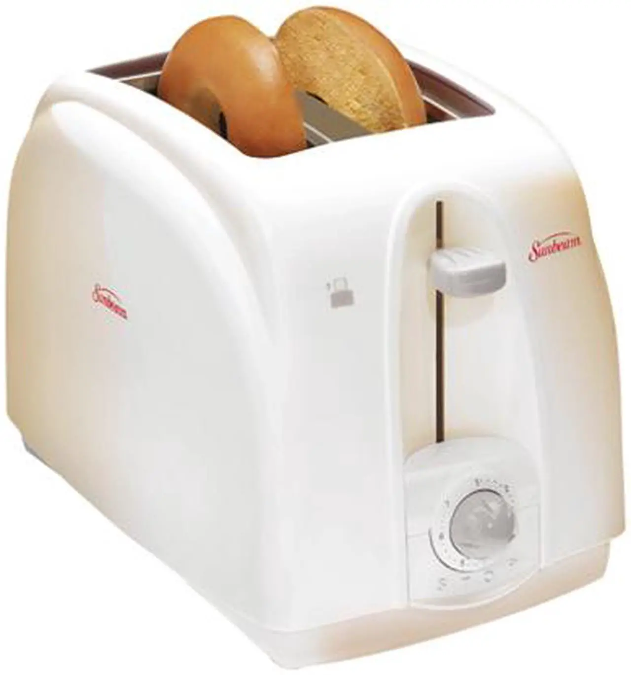 Sunbeam Product Inc. 3822-100 White 2 Slice Wide Slot Toaster - Newegg.com