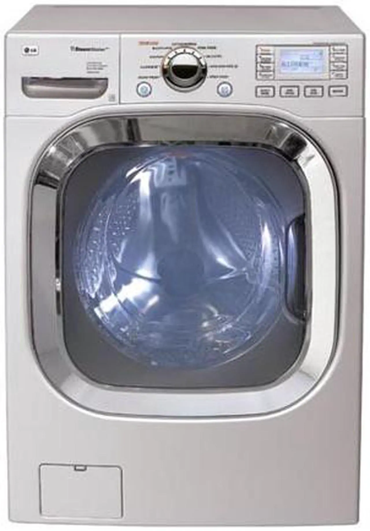 LG WM3001HPA Pure Silver Front-Loading Washer - Newegg.com