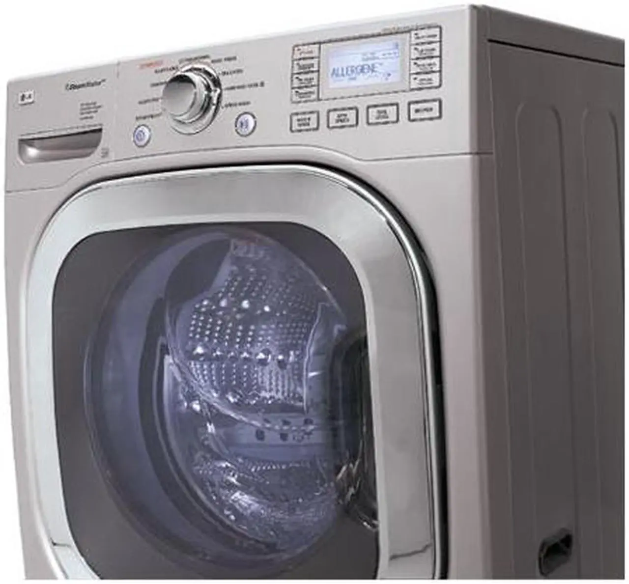 LG WM3001HPA Pure Silver Front-Loading Washer - Newegg.com