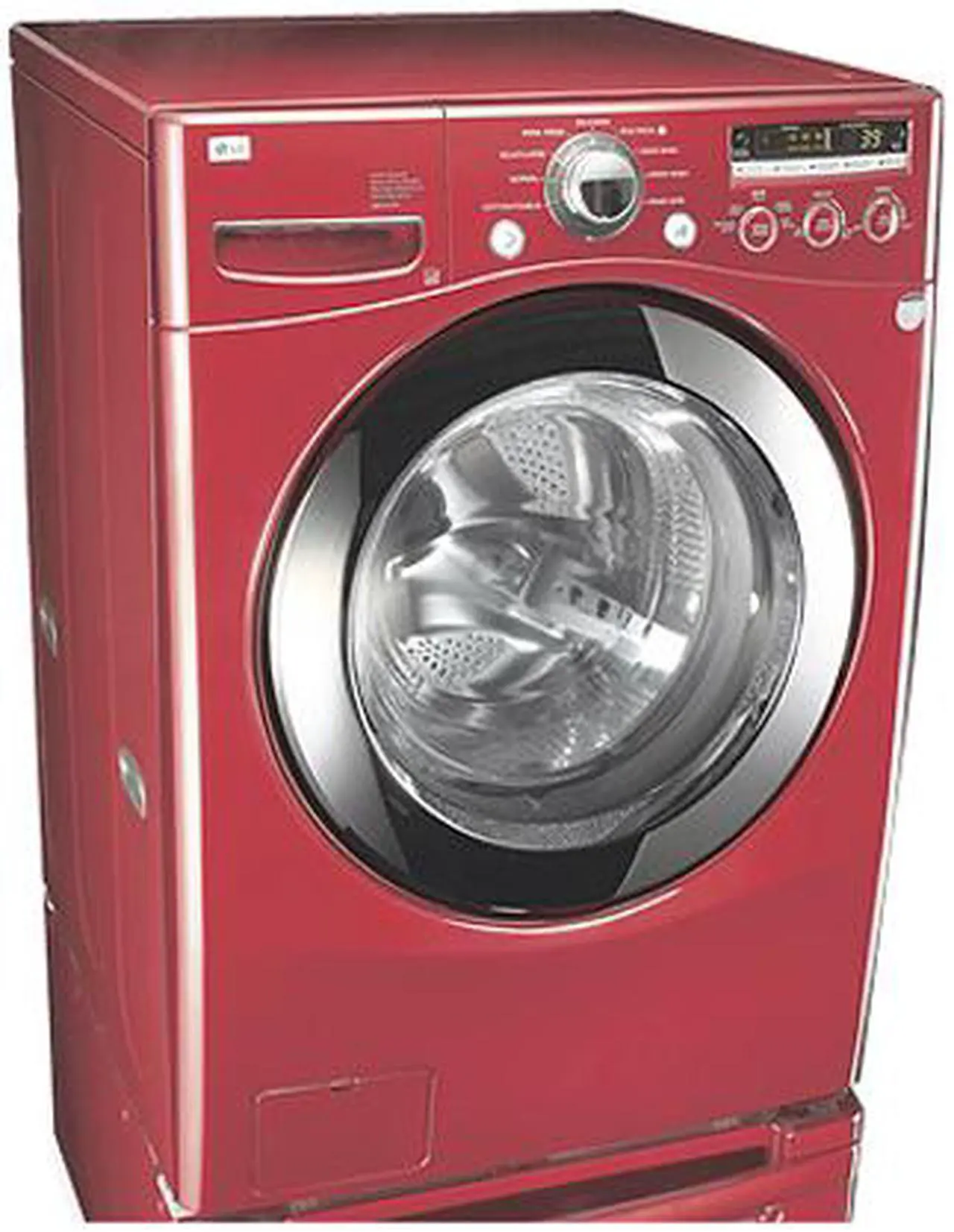 LG WM2301HR Red Front-Loading Washer - Newegg.com