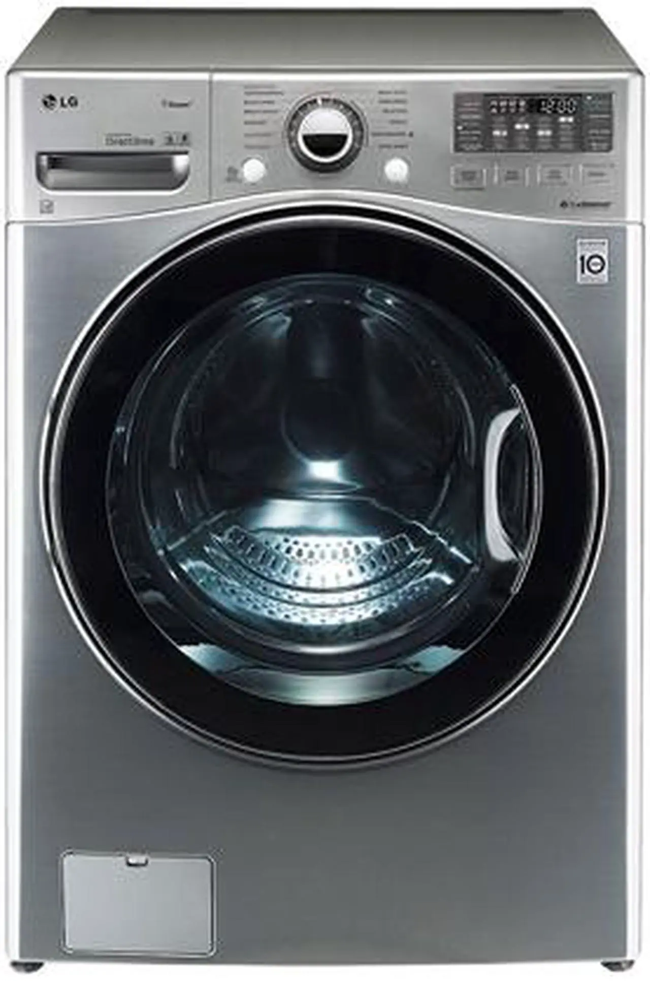 LG WM3470HVA Graphite Steel Front-Loading Large Capacity TurboWash ...