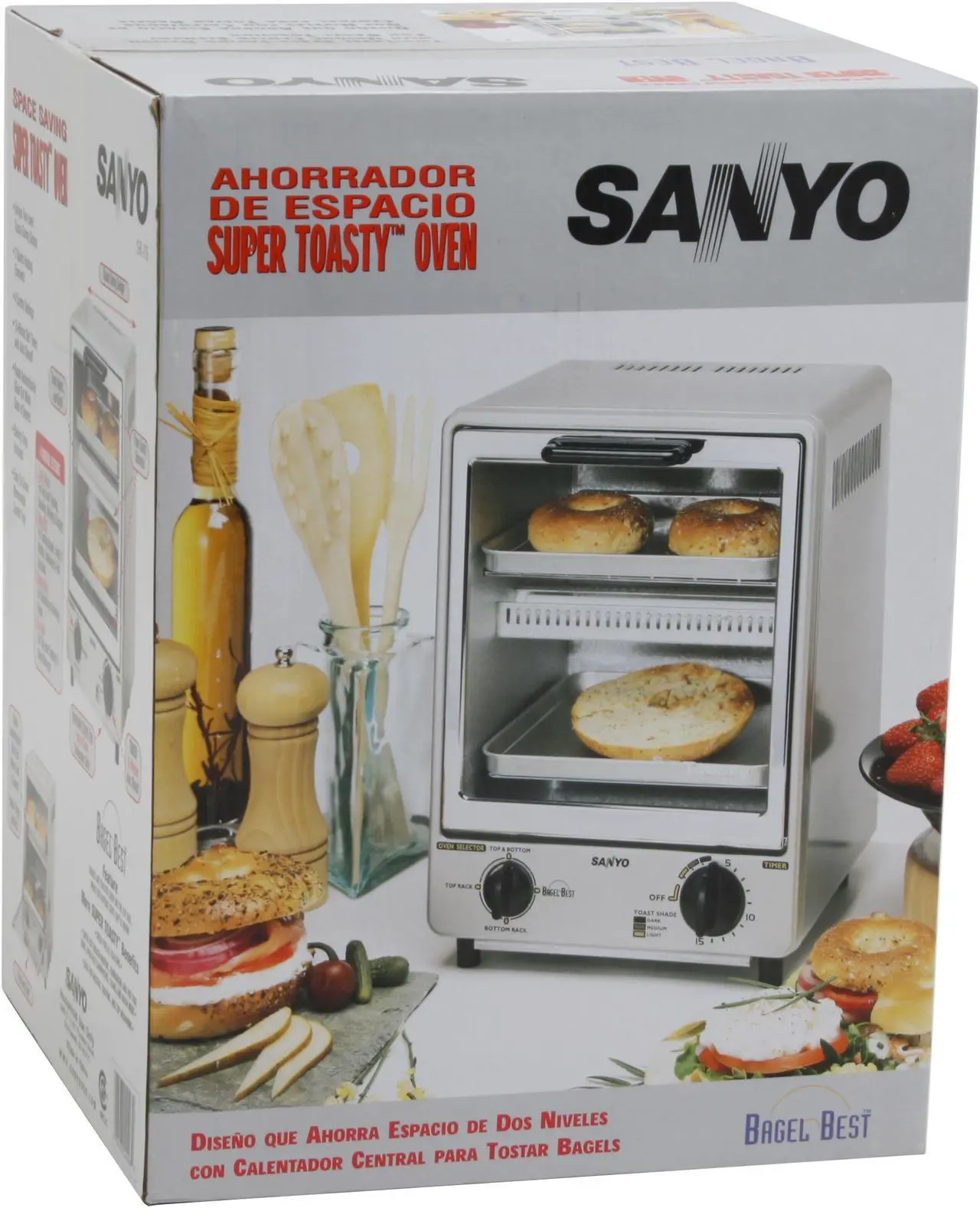 SANYO SK-7S Space Saving Two Level Super Toaster Oven - Newegg.com