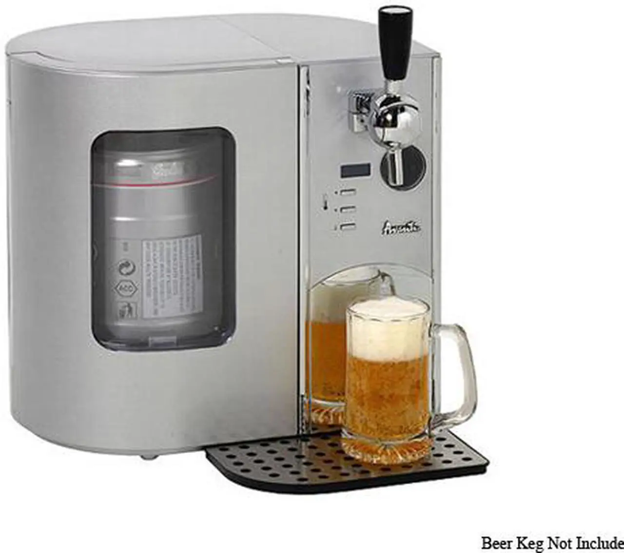 Avanti MBD5L 5 Liter Stainless Steel Mini-Beer Keg Dispenser Silver ...