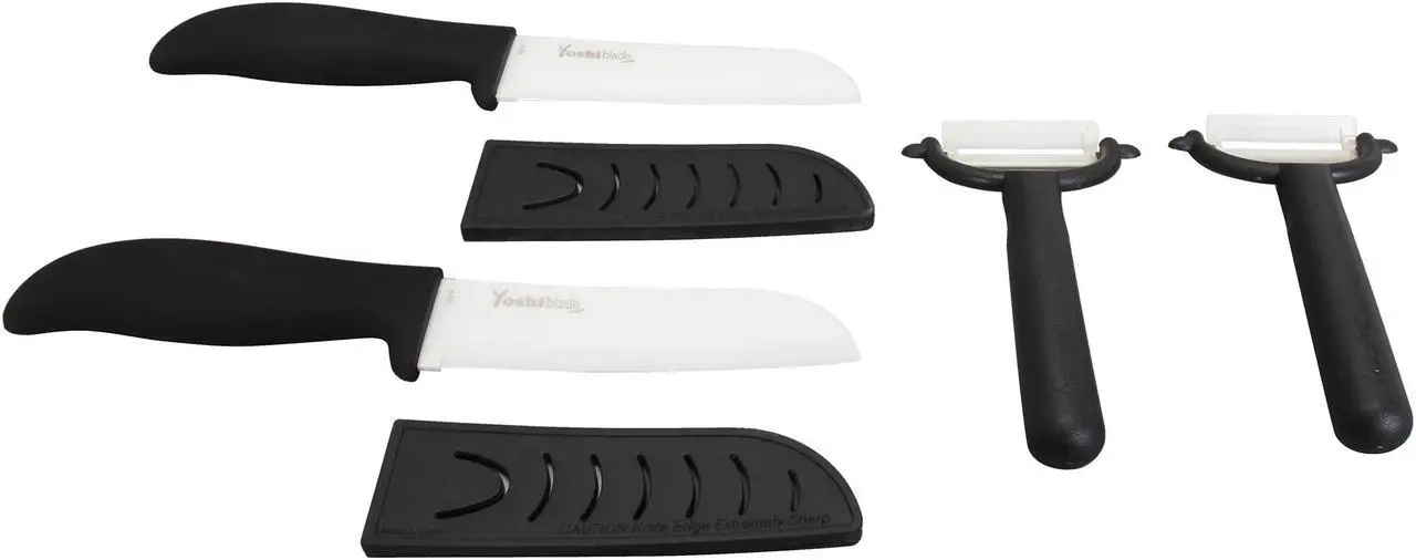 Yoshi YoshiMO Blade 4 Piece Ceramic Knife Set - Newegg.com